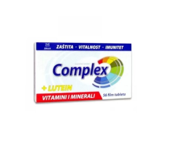 Zdrovit Complex + Lutein, 56 tableta