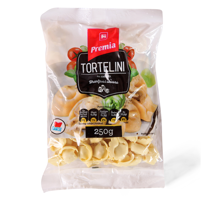 Tortelini sa mesom Premia 250g