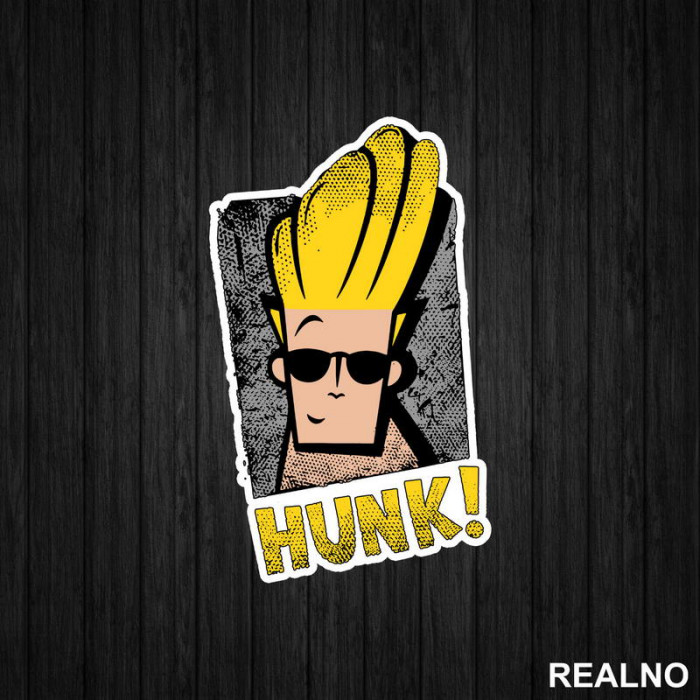 JOHNNY BRAVO - HUNK - CRTANI FILMOVI - NALEPNICA