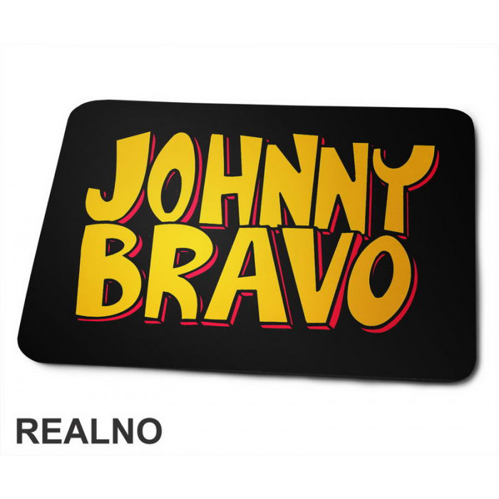 JOHNNY BRAVO - LOGO - CRTANI FILMOVI - PODLOGA ZA MIŠ