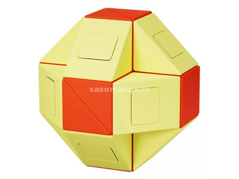 Rubikova kocka - Monster GO Twist Snake Cube 24 Blocks Yellow/Orange