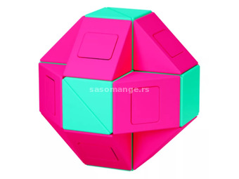 Rubikova kocka - Monster GO Twist Snake Cube 24 Blocks Pink/Green