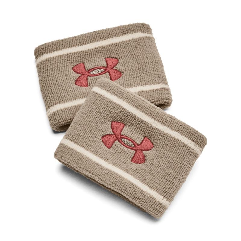 Under Armour Unisex UA Striped Performance Terry 2-Pack Wristbands