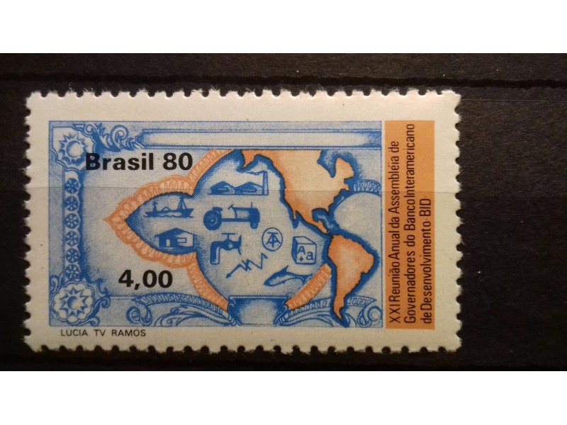 Brazil - 1980. čisto