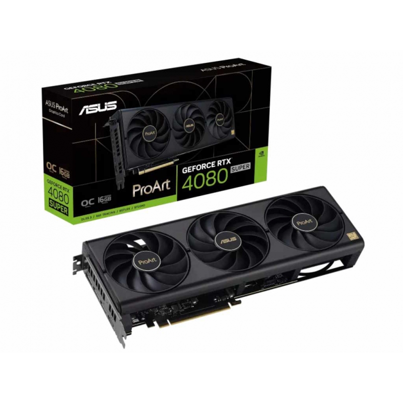 Grafička karta ASUS PROART-RTX4080S-016G NVD/16GB/GDDR6X/256bit/crna