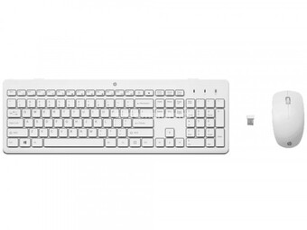 Tastatura+miš HP 230 bežični set/US/3L1F0AA/bela