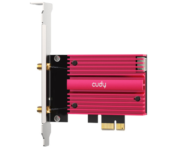 CUDY WE4000 AX5400 Wi-Fi 6 6E Bluetooth 5.2 PCIe Adapter mrežna karta