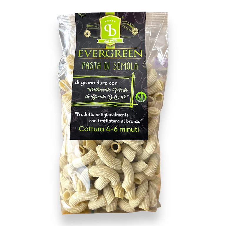 PASTA SA PISTAĆIMA RIGATONI EVERGREEN 500g