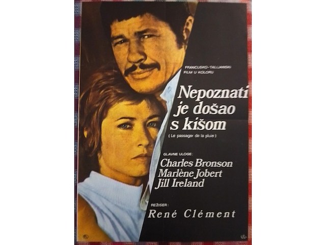 plakat NEPOZNATI JE DOŠAO SA KIŠOM (Charles Bronson)