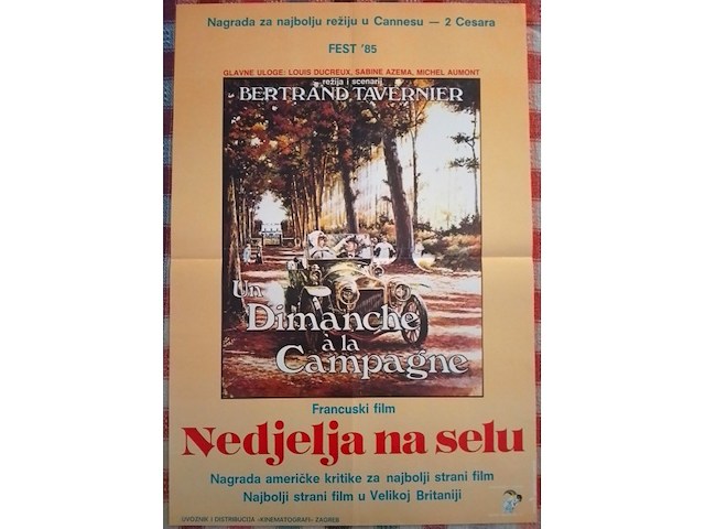 plakat NEDELA NA SELU