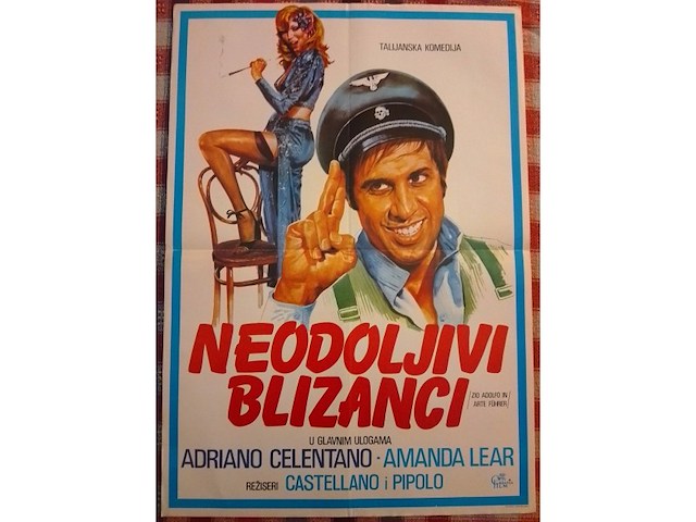 plakat NEODOLJIVI BLIZANCI (Adriano Celentano)