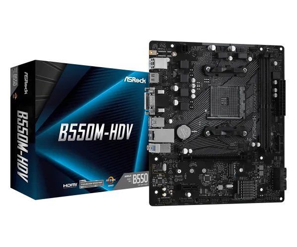 MB AM4 ASRock B550M-HDV 90-MXBDJ0-A0UAYZ