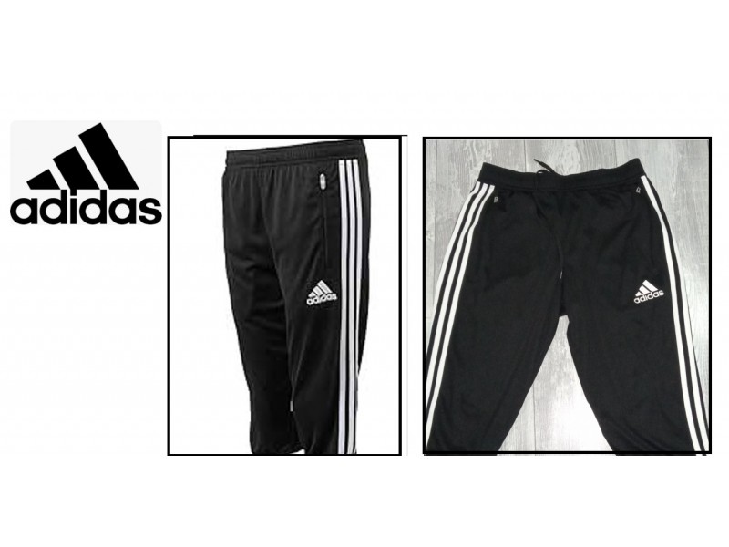 ❤️ADIDAS❤️NOVO-CRNA 3/4 TRENERKA /BERMUDE vel.S/M