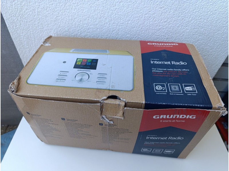 Grundig DTR 6000 X internet radio - CITAJ OPIS