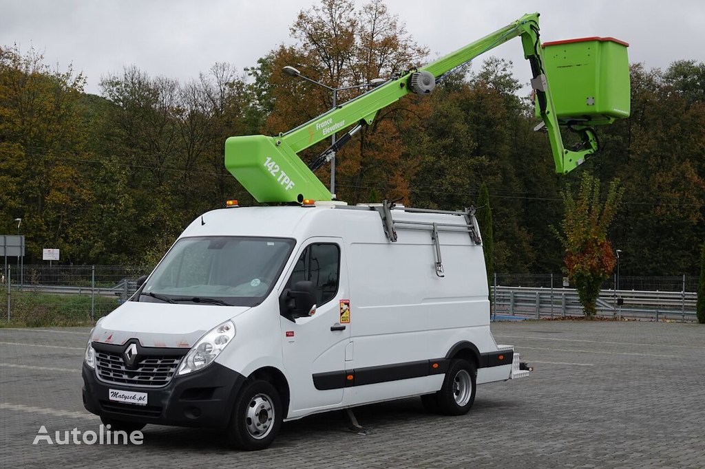 Renault MASTER / PODNOŚNIK KOSZOWY - 14 metrów / WZWYŻKA / 2016 ROK kamion furgon < 3.5t