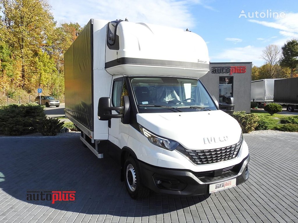 IVECO DAILY 35S18 PLANDEKA 12 PALET WEBASTO TEMPOMAT KLIMATYZACJA LEDY kamion s ceradom < 3.5t