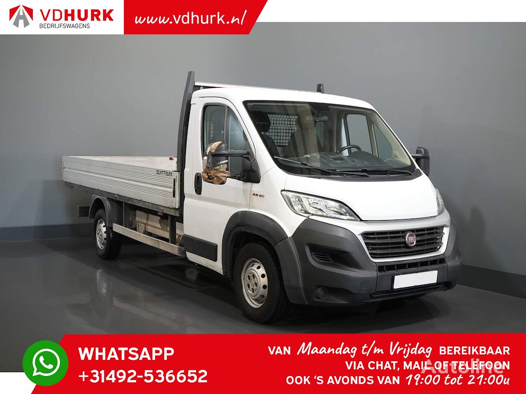 FIAT Ducato 2.3 MJ 150 pk Open Laadbak/ pick up/ 420x203/ 3.0t trekve kamion s ravnom platformom < 3.5t