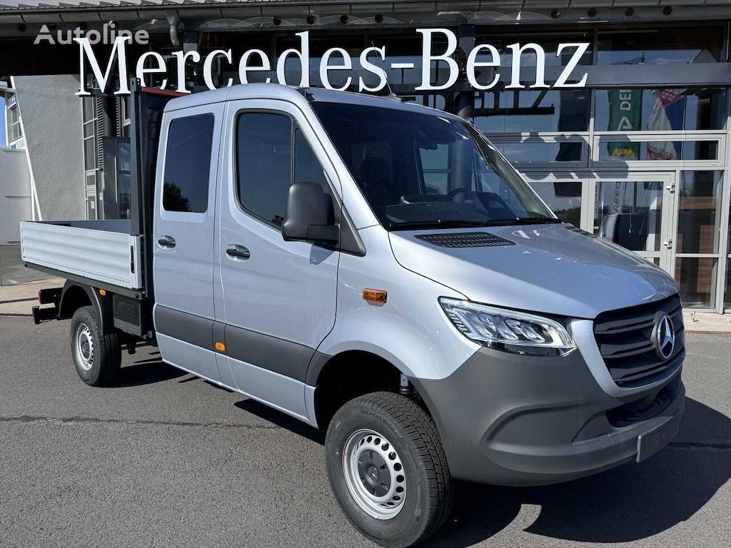 Mercedes-Benz Sprinter 319 CDI 4x4 DoKa Klima Kamera AHK3,5 kamion s ravnom platformom < 3.5t