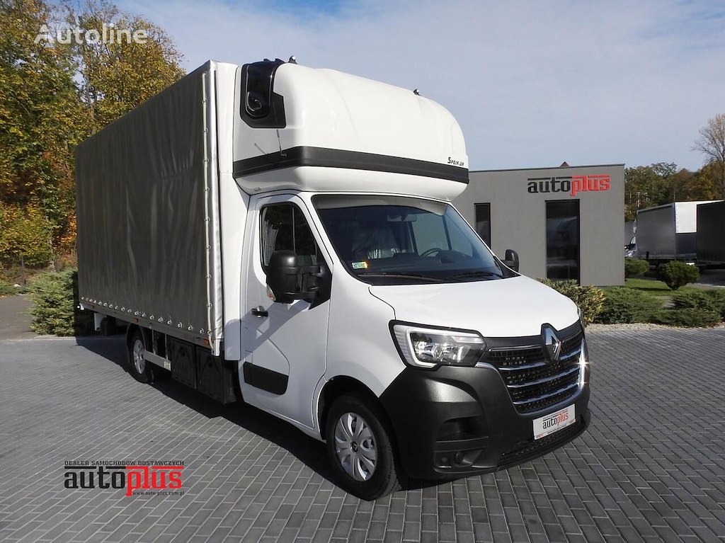 Renault MASTER PLANDEKA 10 PALET WEBASTO TEMPOMAT KLIMATYZACJA LEDY PNEU kamion s ceradom < 3.5t