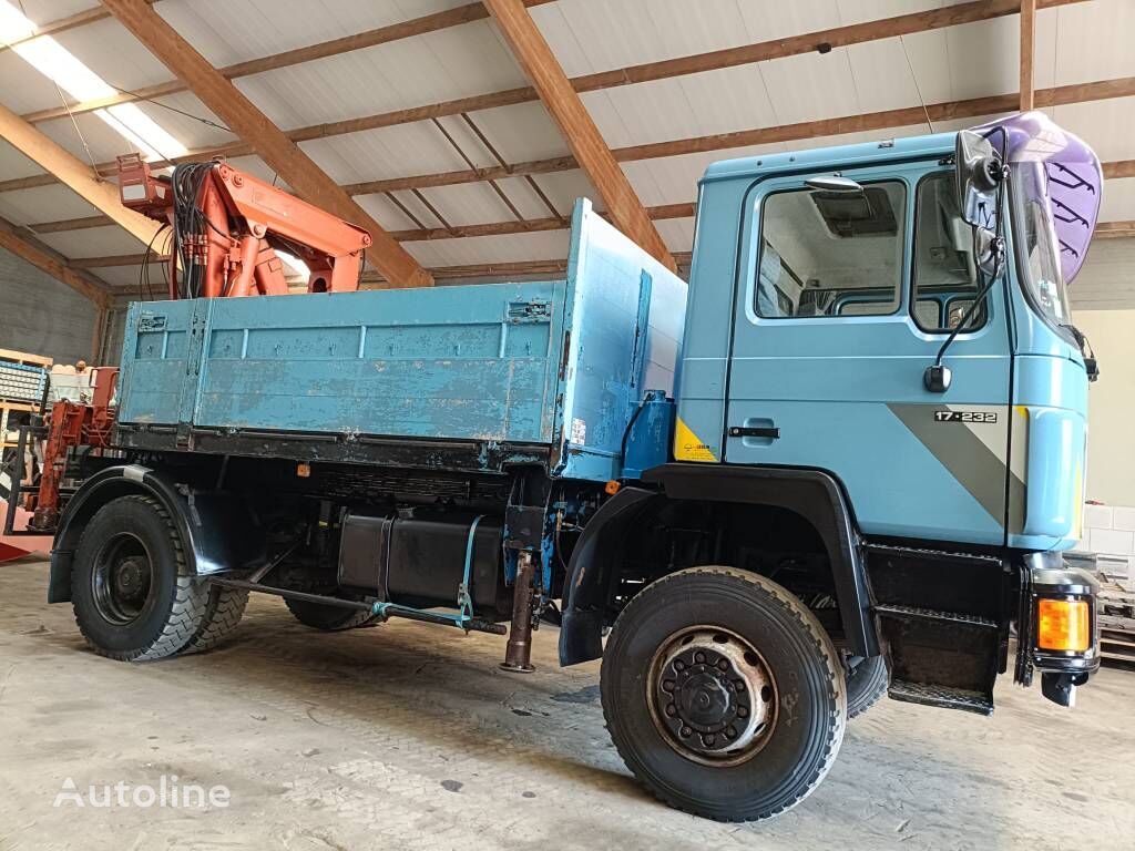 MAN 17.232 truck + fassi F8.3 autolaadkraan crane 4x4 kiper