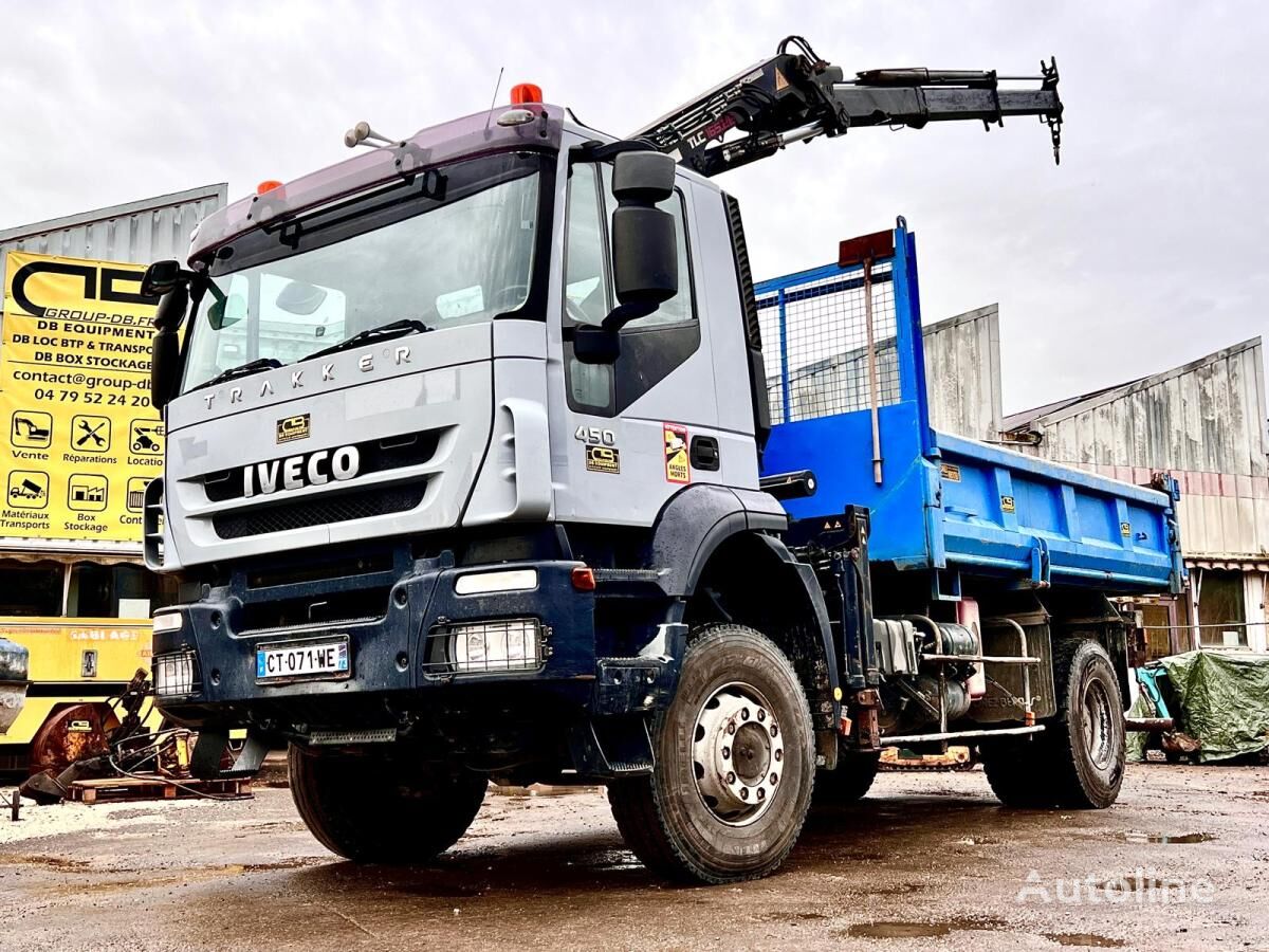 IVECO TRAKKER 4x4 450CV BENNE ET GRUE kiper