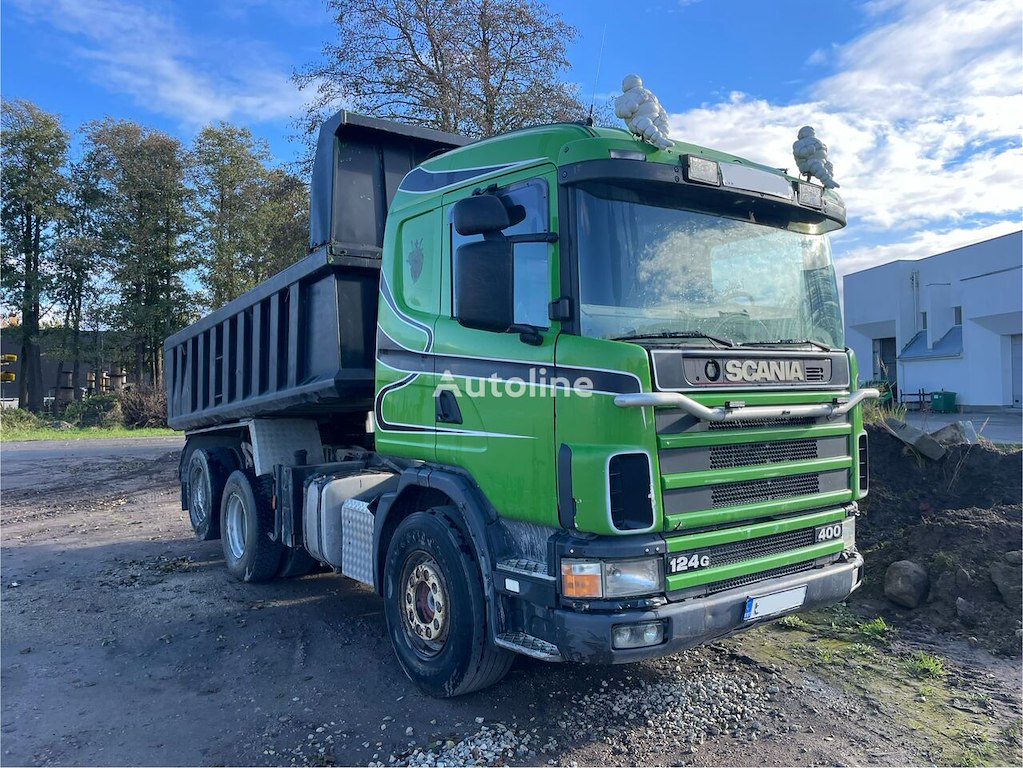 Scania R124 400 6x2 Full steel kiper