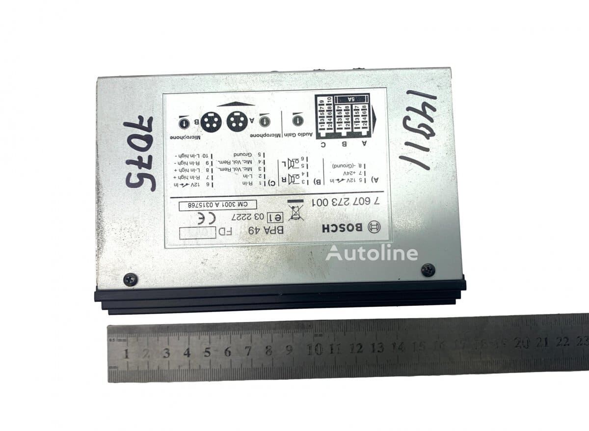 Amplificator Audio 88281066044 za Bosch 7 607 273 001 pentru Scania kamiona