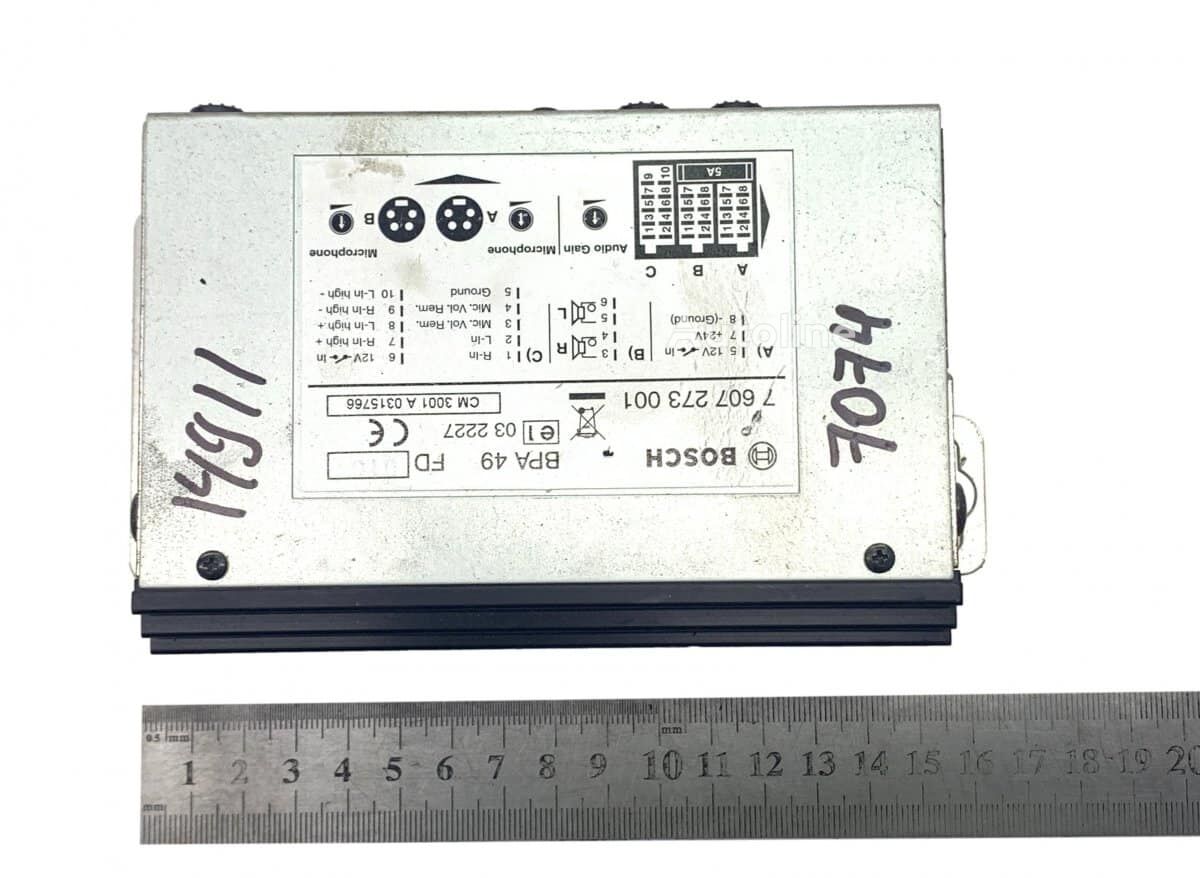 Amplificator audio za Bosch BPA 49 FD pentru Scania 7 607 273 001 kamiona