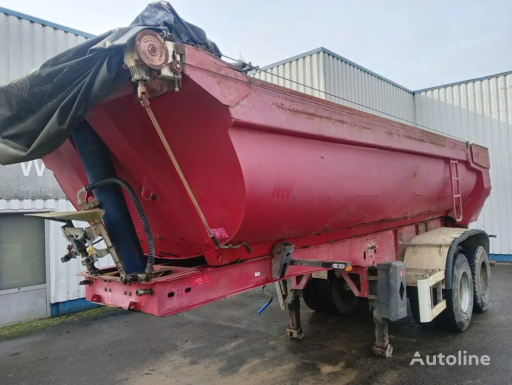 Kaiser 2 Axle , 8 Tyres , Steel tipper trailer poluprikolica kipera