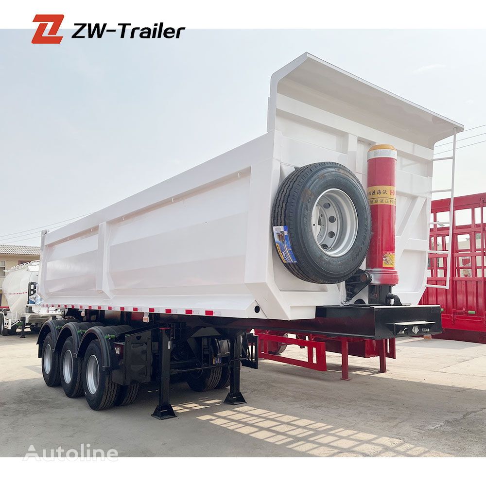 Nova CIMC ZW Trailer 40CBM Hydraulic Tipper Trailer for Tanzania poluprikolica kipera