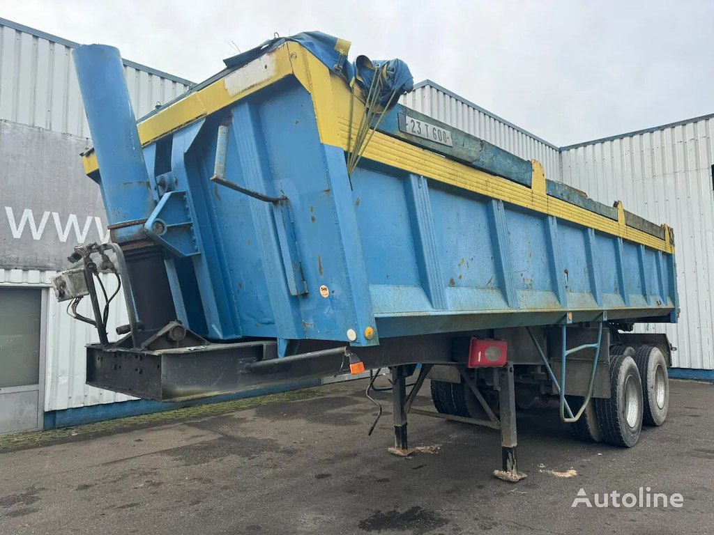 Kaiser 2 axle , 8 Tyres , steel tipper trailer , spring suspension , dr poluprikolica kipera