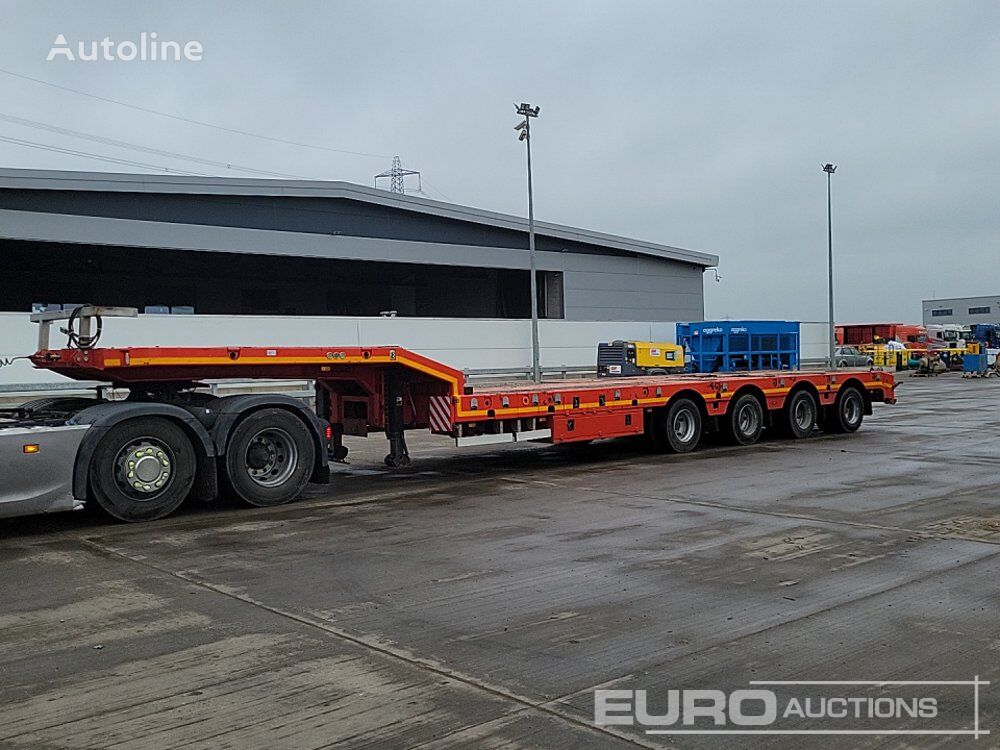 Prodaje se Gurlesenyil 4 Axle Step Frame Low Loader Trailer, Outriggers, 2 poluprikolicu sa niskom platformom na aukciji