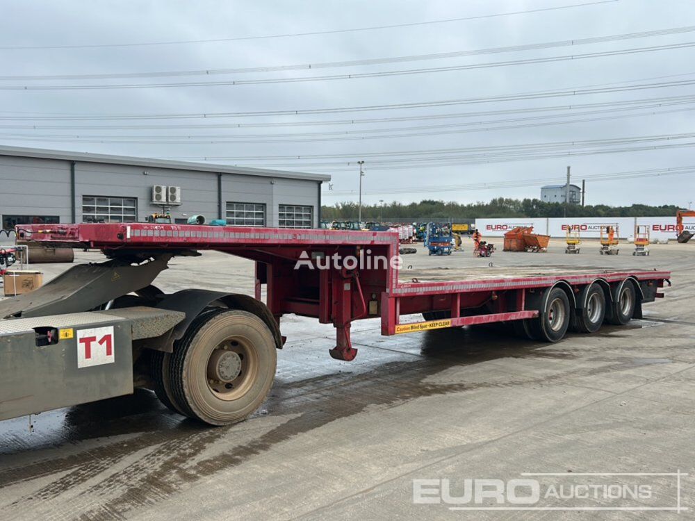 Prodaje se Overlander Tri Axle Step Frame Low Loader Trailer poluprikolicu sa niskom platformom na aukciji