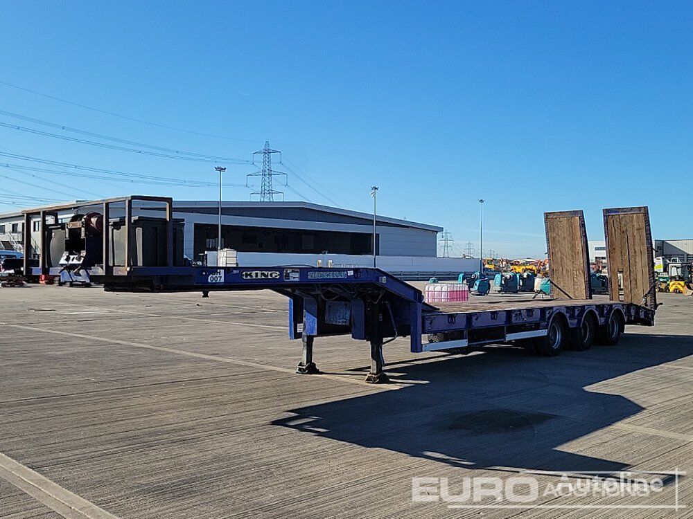 Prodaje se King Tri Axle Step Frame Low Loader Trailer, Outriggers, Hydraulic Wi poluprikolicu sa niskom platformom na aukciji