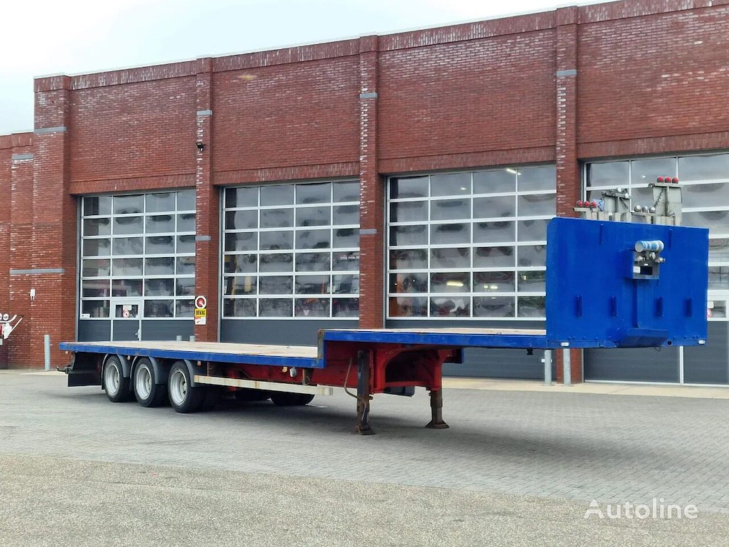 LeciTrailer Semi 3 axle - BPW Axle - Twist locks poluprikolica sa niskom platformom