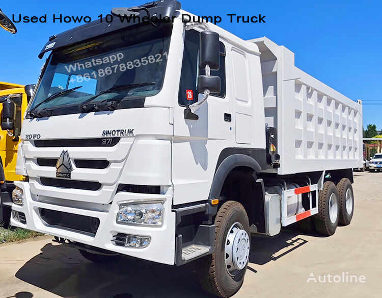 Sinotruk Howo Used 10 Wheeler Dump Truck for Sale kiper