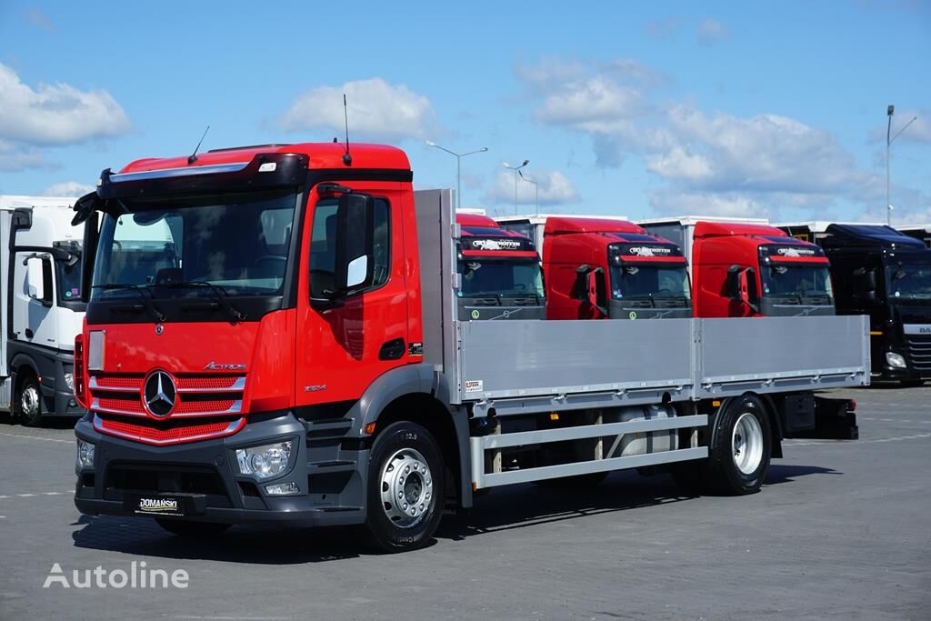 Mercedes-Benz ACTROS / 1824 / ACC / SKRZYNIOWY / DŁ . 7,3 M / ŁAD. 10 125 KG kamion s ravnom platformom