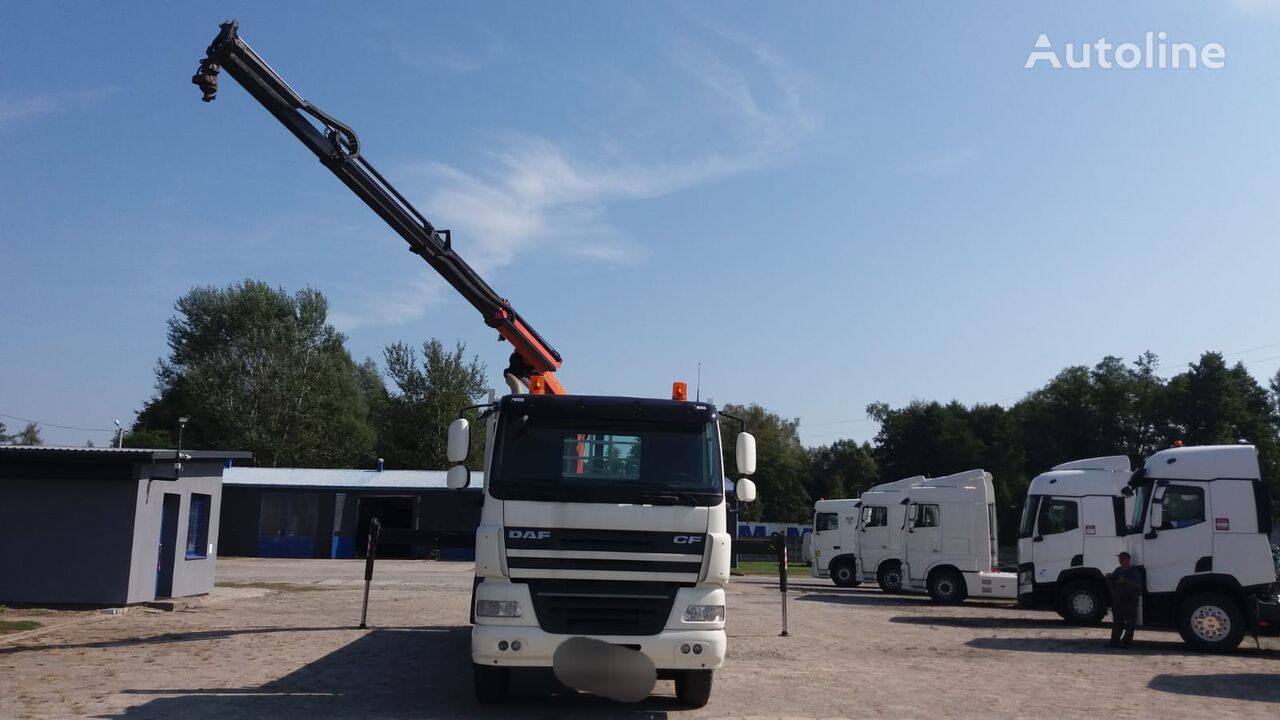 DAF DAF 85.360 / 6X4 / HDS/ WYSIĘG- 14M -1400KG /PALFINGER 2012 ROK kamion s ravnom platformom