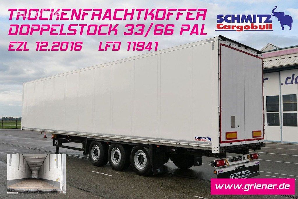 Schmitz Cargobull SKO 24 furgon poluprikolica