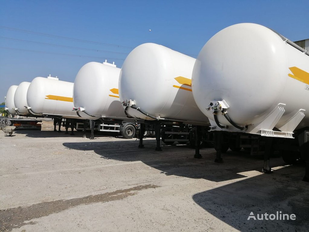 10x Ammonia Tanktrailer 45 m3 poluprikolica cisterna za gas