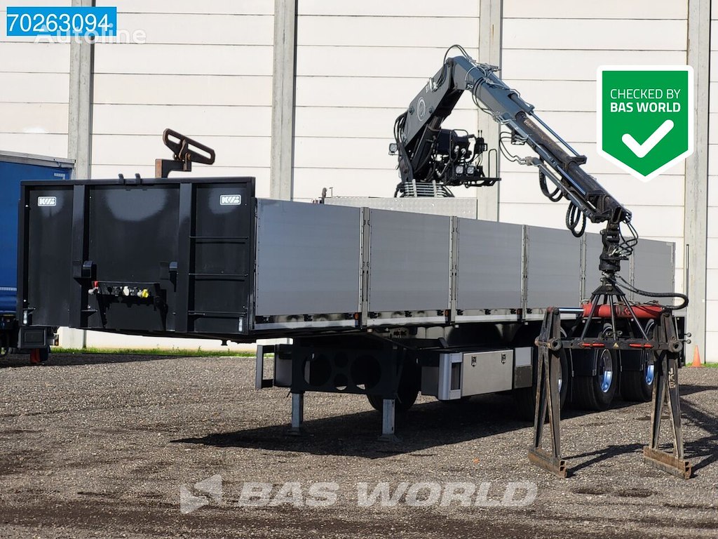 KWB P-348-STI-H 3 axles NL-Trailer R16 Lift+lenkasche TÜV 04/25 poluprikolica sa ravnom platformom