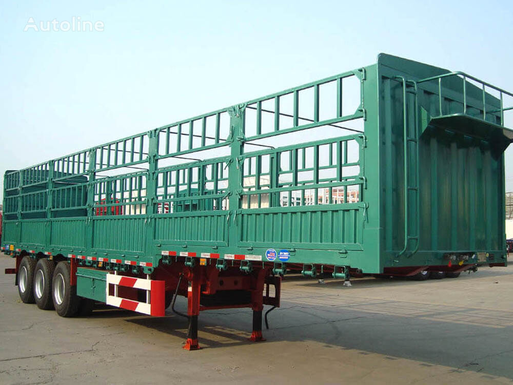 Nova zw group 2 Axles / 3 Axles / 4 Axles fence semi trailer poluprikolica sa ravnom platformom