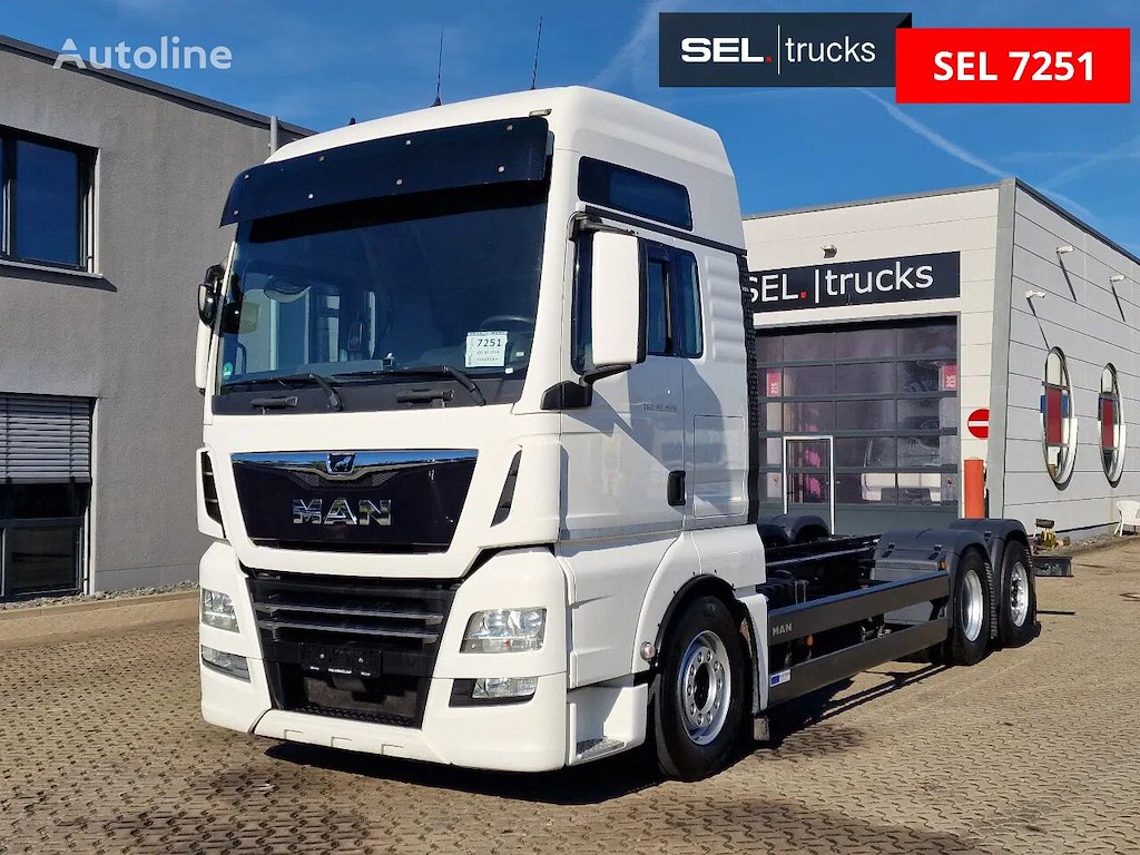 MAN TGX 26.460 6X2-4 LL ZF Intarder / Standklimaanlage / Lenkachse / kamion šasija