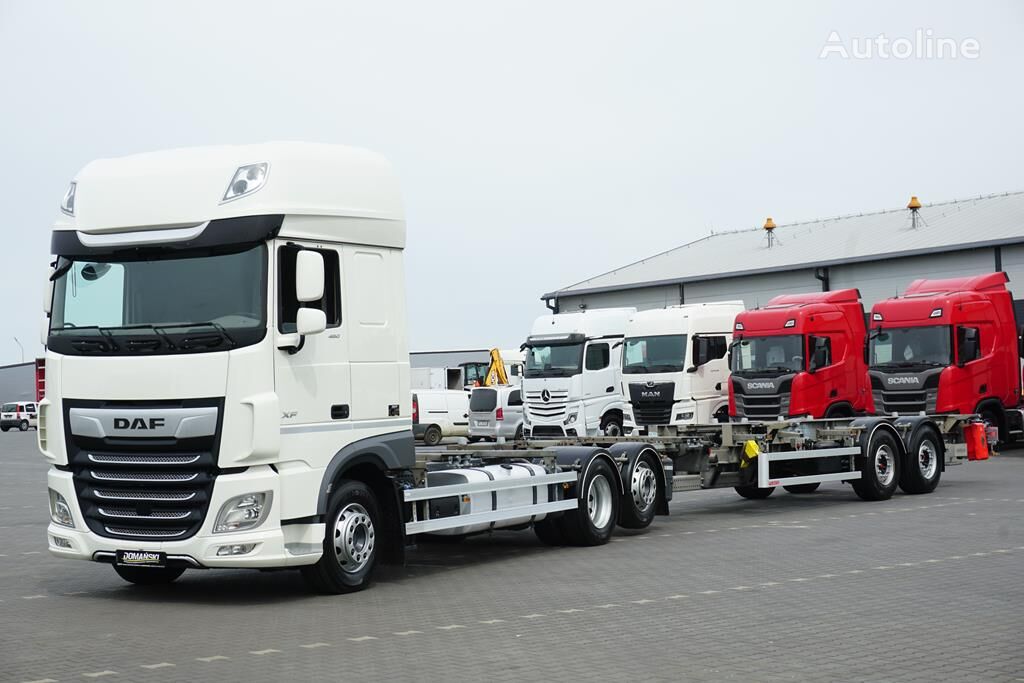 DAF XF 480 / ACC / EURO 6 / SSC / BDF / 7.15 , 7,45 , 7,82 M kamion šasija + prikolica šasije