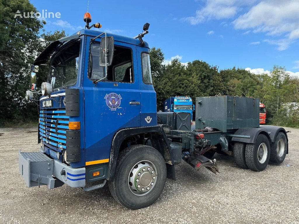 Scania LB141 V8 6X2 HUB REDUCTION - FULL STEEL SUSP. - MANUAL GEAR kamion šasija