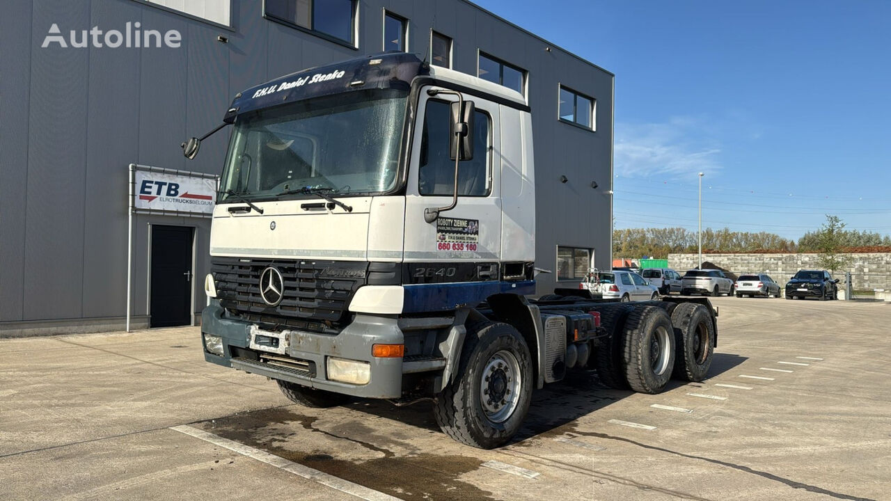 Mercedes-Benz ACTROS 2640 (GRAND PONT / EPS / MP1 / 6X4 / 10 ROUES) kamion šasija