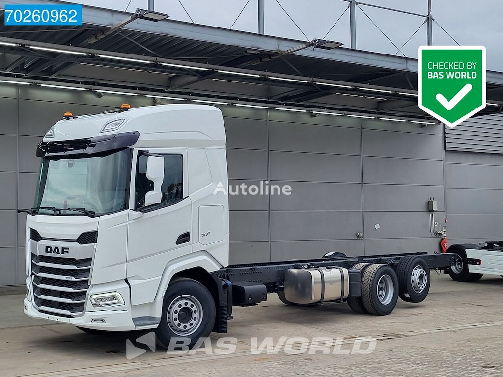 Novi DAF XF 480 6X2 NEW! 10T front axle PTO Lift-lenkasche GSR Euro 6 kamion šasija