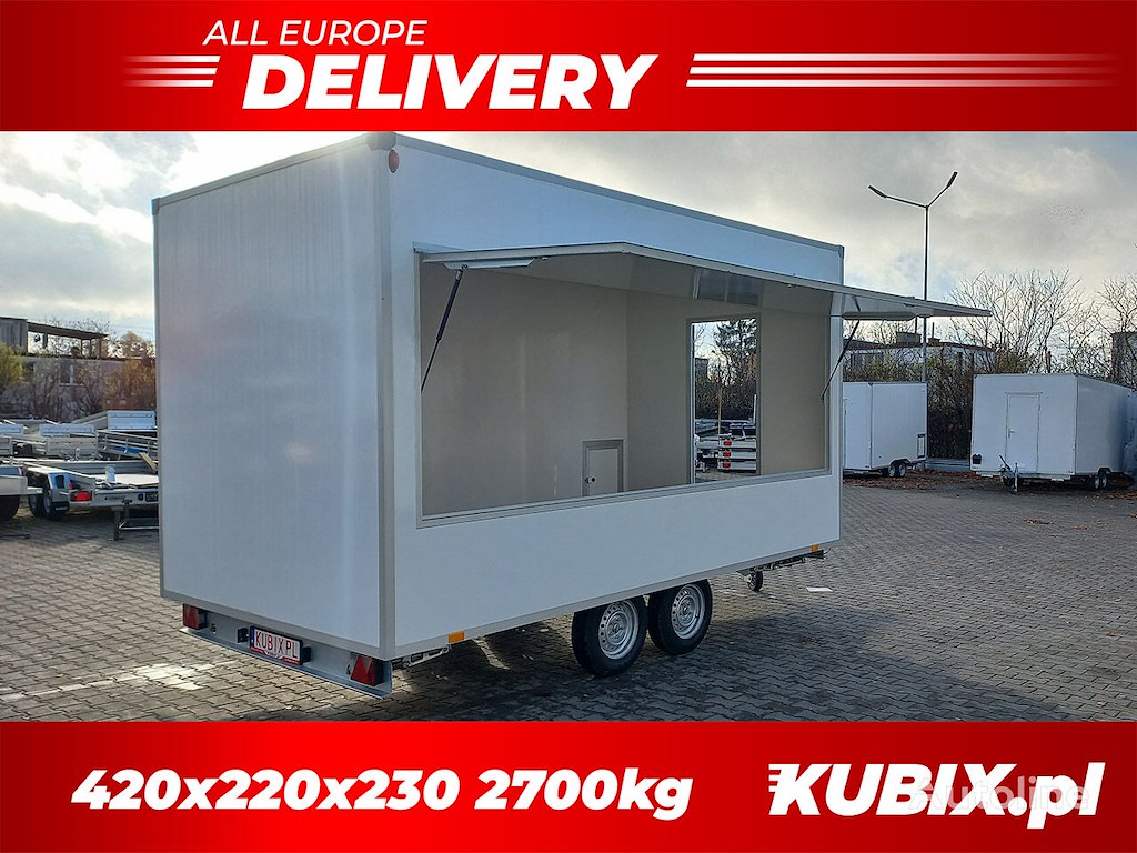 Nova Kubix Verkaufsanhänger Catering trailer 420x223x230 2700kg prikolica brze hrane