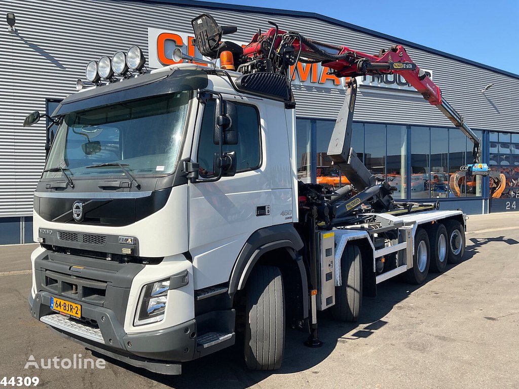 Volvo FMX 460 10x4 Palfinger 20 Tonmeter Z-kraan kamion rol kiper