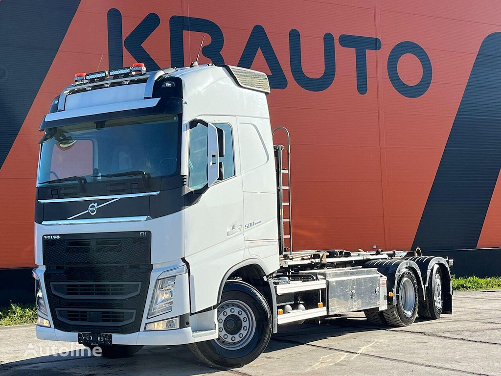 Volvo FH 500 6x2*4 ONLY 135 TKM ! / RETARDER / HIAB XR 21 ton / L=5600 kamion rol kiper